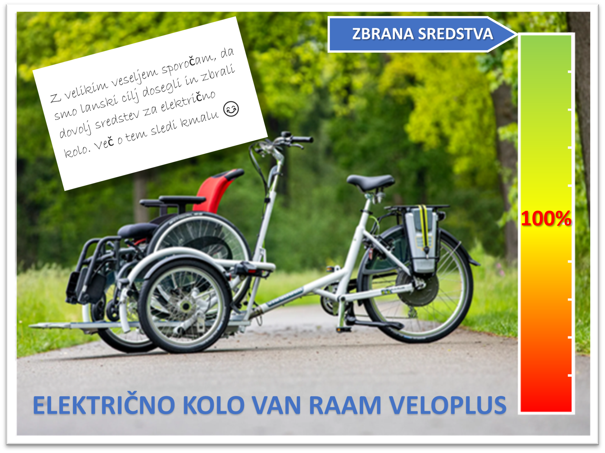 E-KOLO ZA PREVOZ OSEB NA INVALIDSKEM VOZIČKU – CUDV